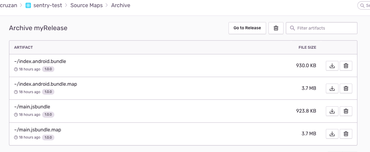 Sourcemaps not unobfuscated after Expo over the air update · Issue #1116 · getsentry/sentry ...