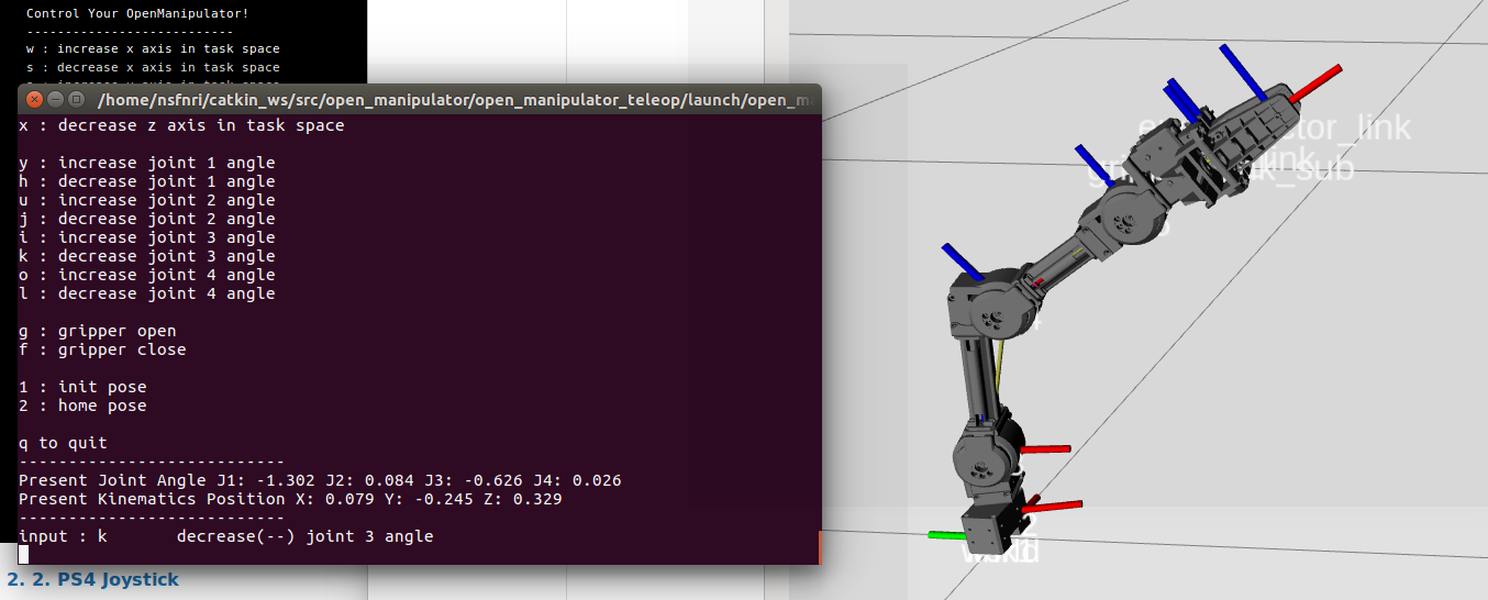 Joints position are not in sync with simulations · Issue #88 · ROBOTIS-GIT/open_manipulator · GitHub