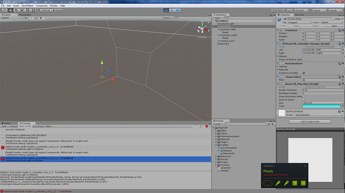 Cannot See Vive Controllers in VR with 1.2.3 · Issue #66 · ValveSoftware/steamvr_unity_plugin ...