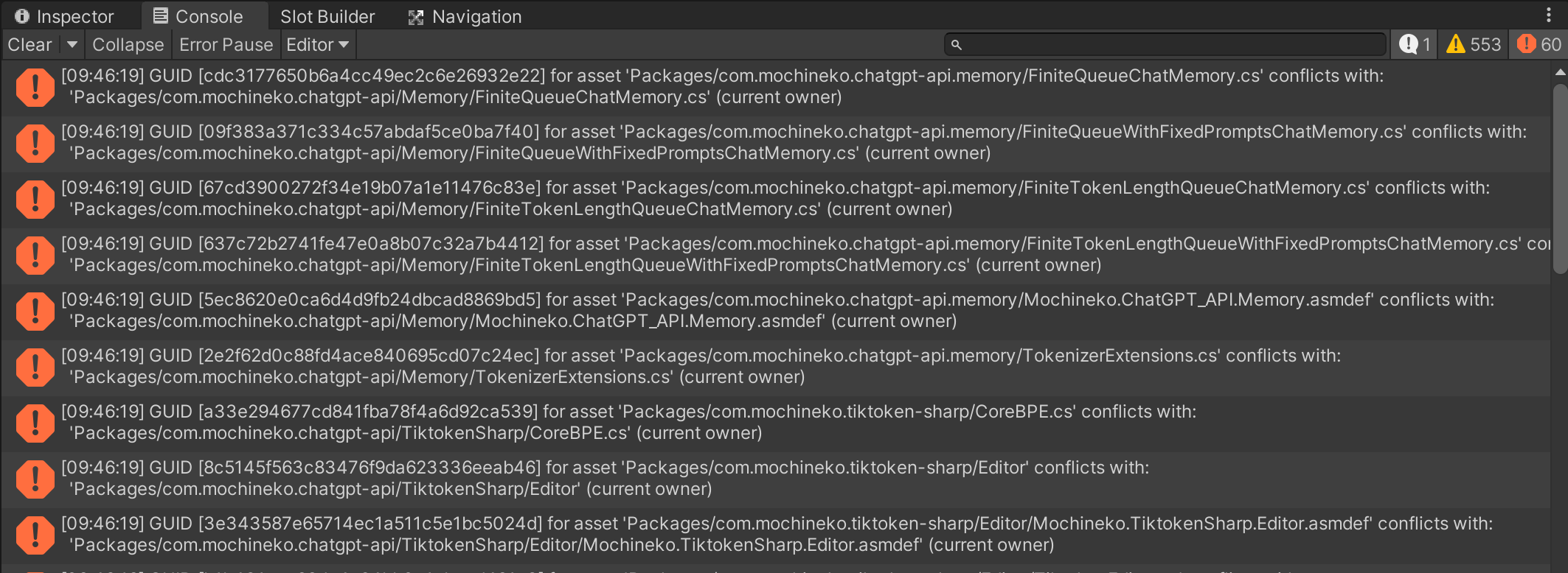 Full Of Dependency Errors · Issue 4 · Mochi Nekochatgpt Api Unity 9005