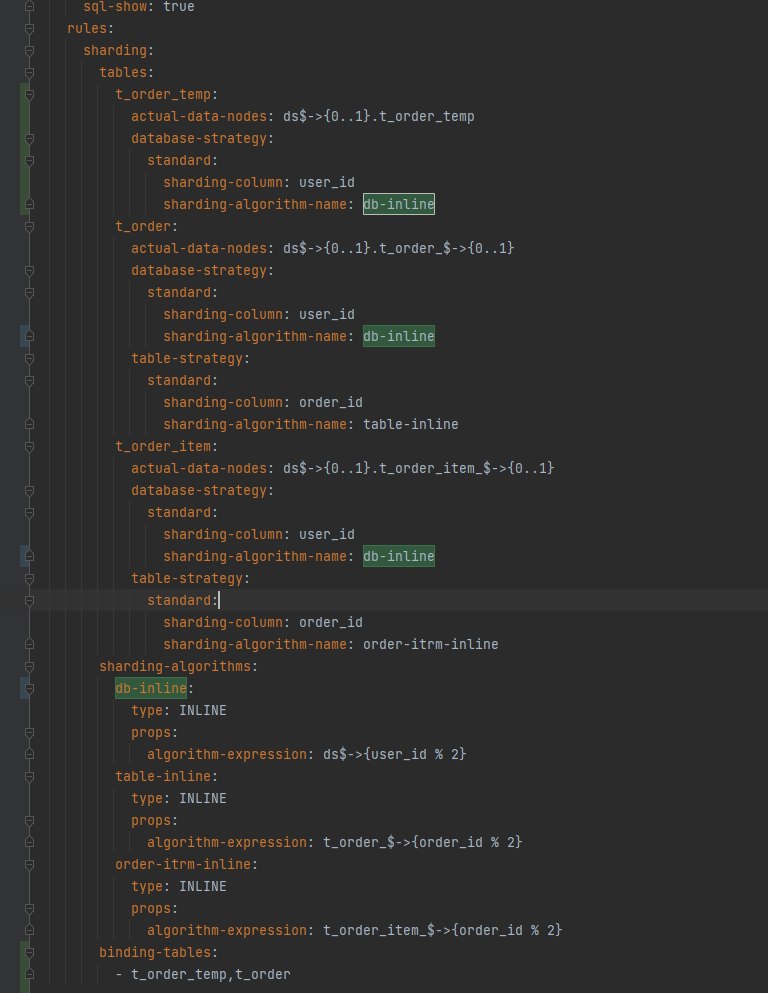 Invalid binding table configuration in ShardingRuleConfiguration · Issue #20643 · apache ...