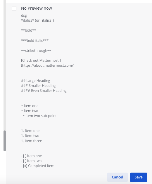 ToDo no longer has markdown preview functionality · Issue #188 · mattermost-community/mattermost ...