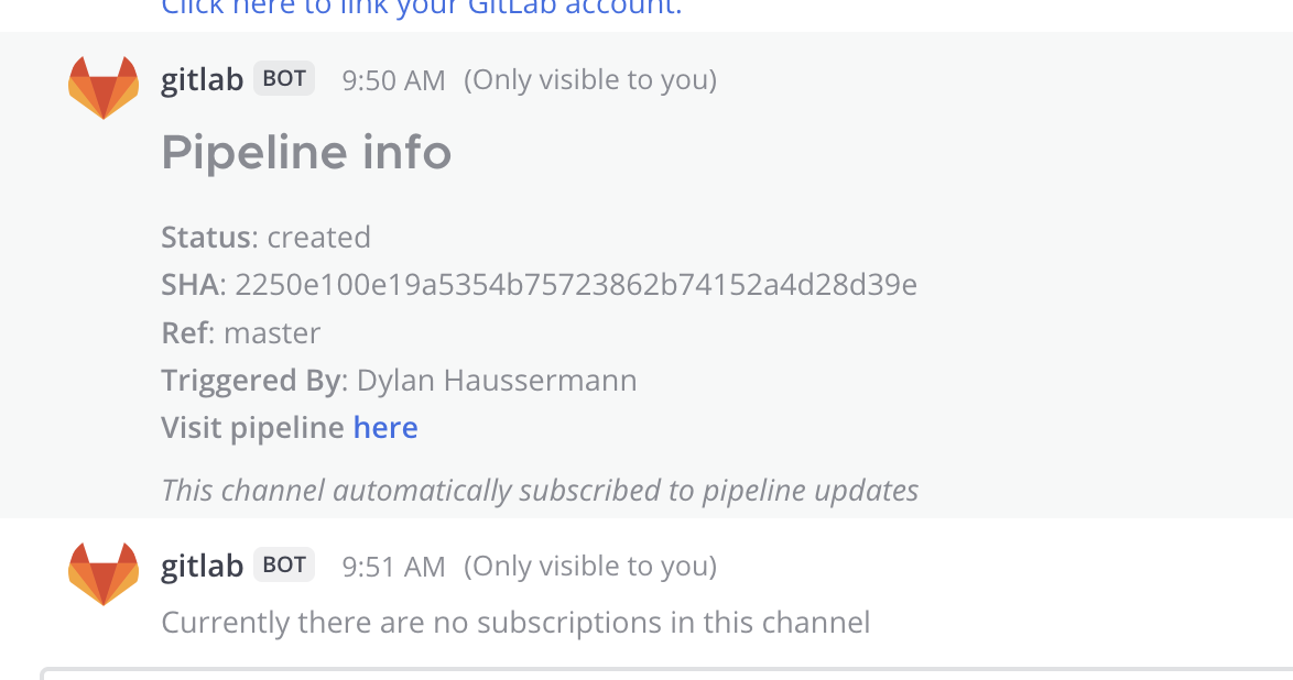 Triggering A Pipeline Does Not Automatically Create A Subscription To Pipeline Events · Issue