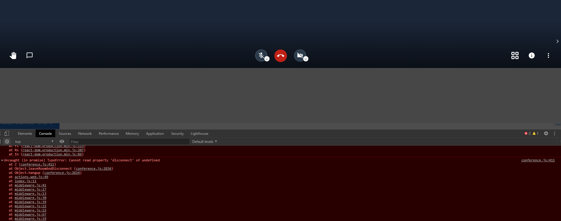 Buttons for Enable Camera and Microphone as well as hang-up are not working · Issue #85 ...