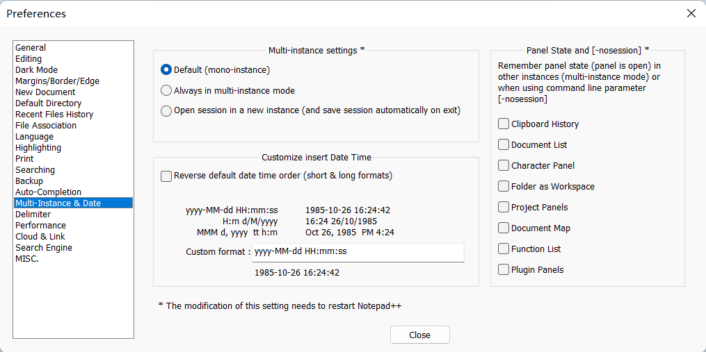 [npp8.5.2] Multi-Instance setting cannot work · Issue #13504 · notepad-plus-plus/notepad-plus ...