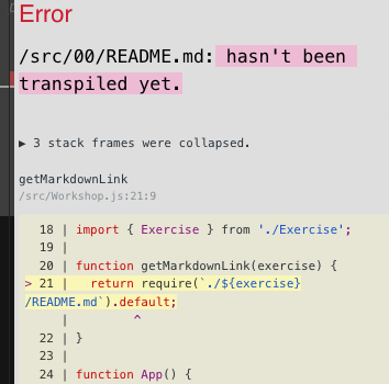 Hasn't been transpiled yet · Issue #6458 · codesandbox/codesandbox ...