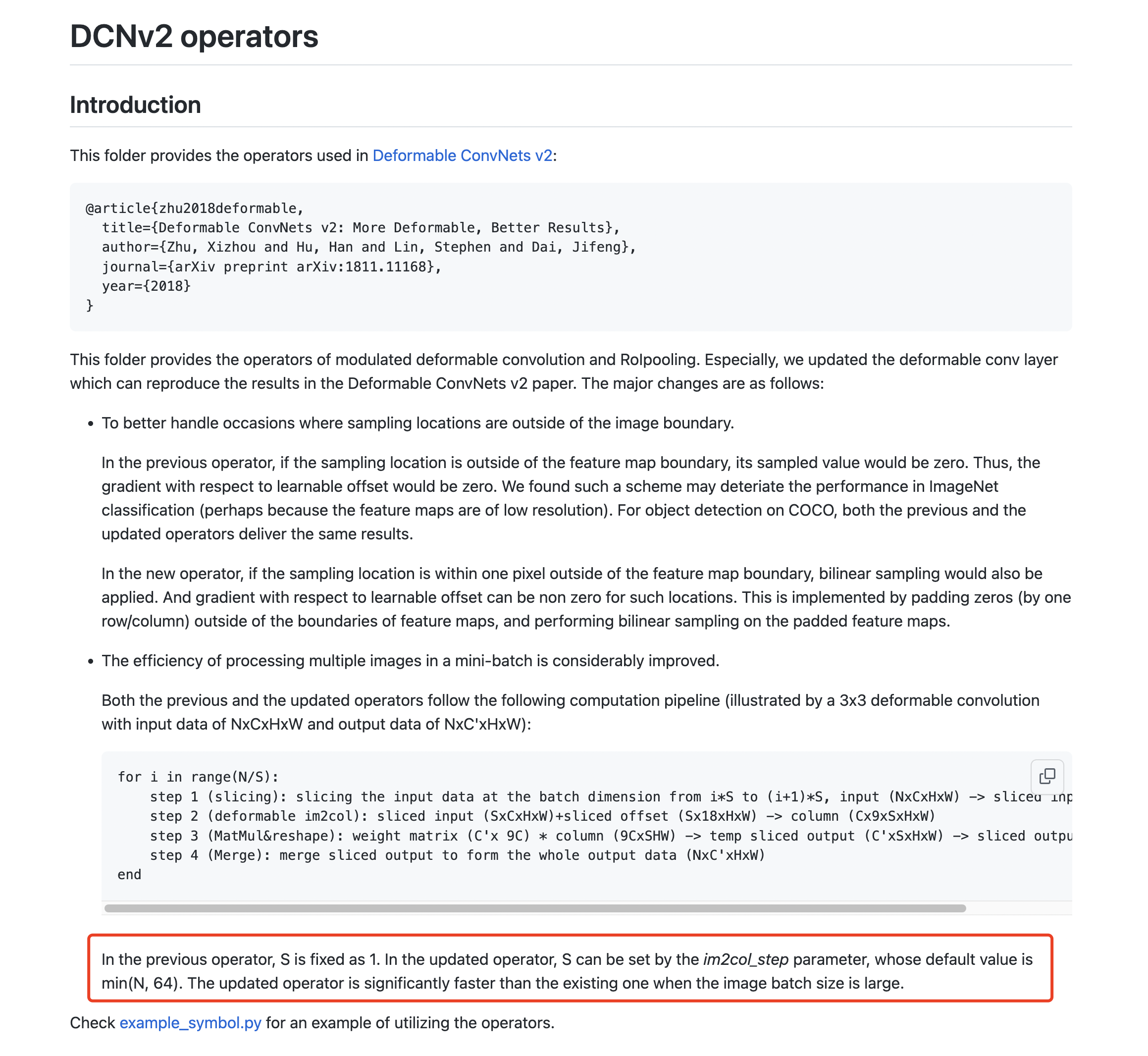 deformable_conv算子的im2col_step参数问题 · Issue #45847 · PaddlePaddle/Paddle ...