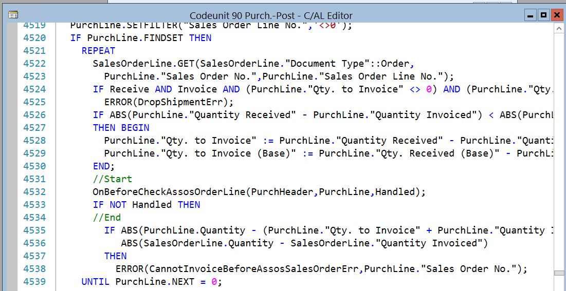 [EventRequest] CU90 - OnBeforeCheckAssosOrderLine · Issue #3538 · microsoft/ALAppExtensions · GitHub