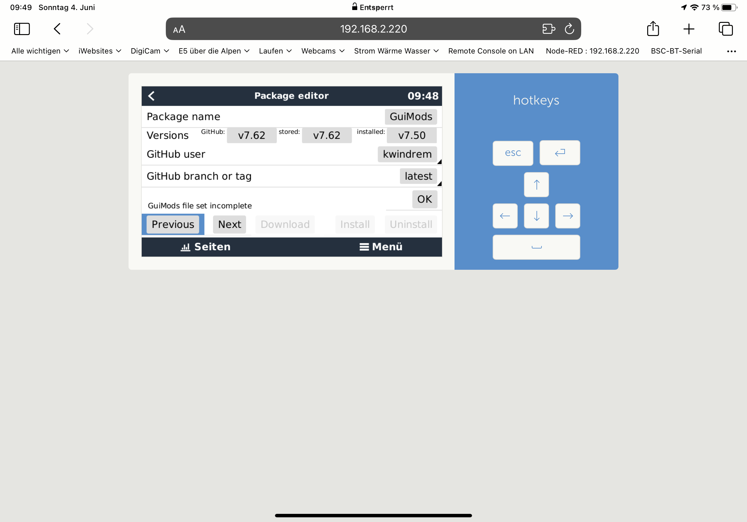 Get Error When I Try Install Version 762 At Venus Os V300~32 · Issue 3849