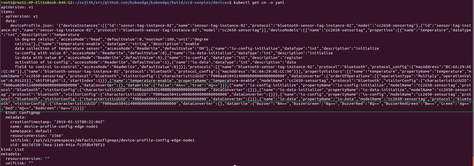 Device controller not copying data correctly to config map in the case of bluetooth · Issue #521 ...