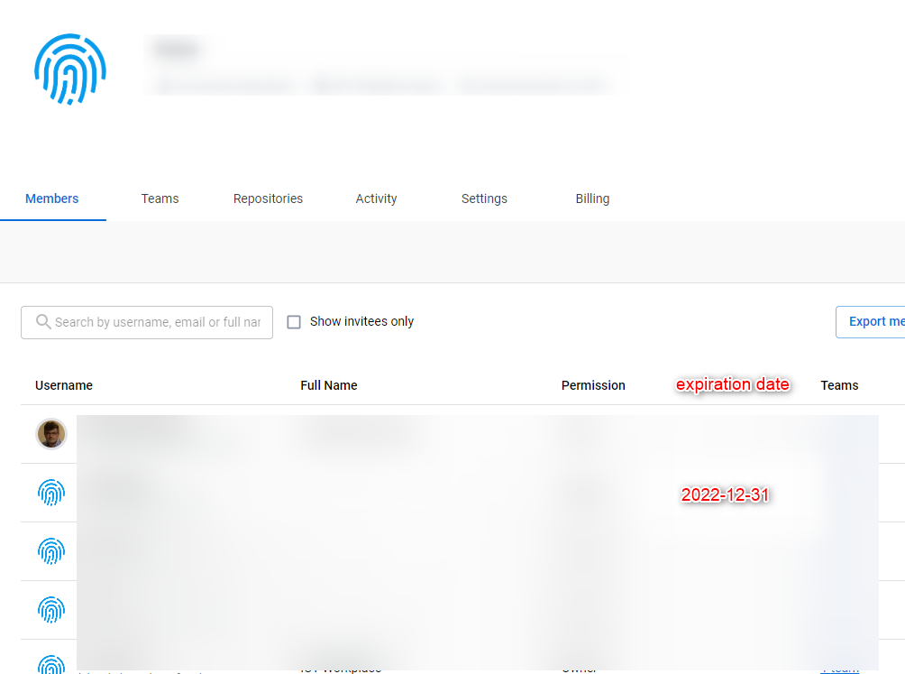 List of members - add an expiration date · Issue #442 · docker/roadmap · GitHub