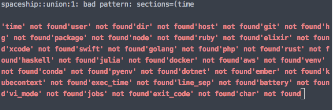 Bad Pattern Sectiontime · Issue 460 · Spaceship Promptspaceship Prompt · Github