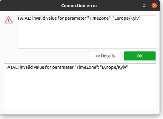 Change timezone from Europe/Kiev to Europe/Kyiv · Issue #18965 · dbeaver/dbeaver · GitHub