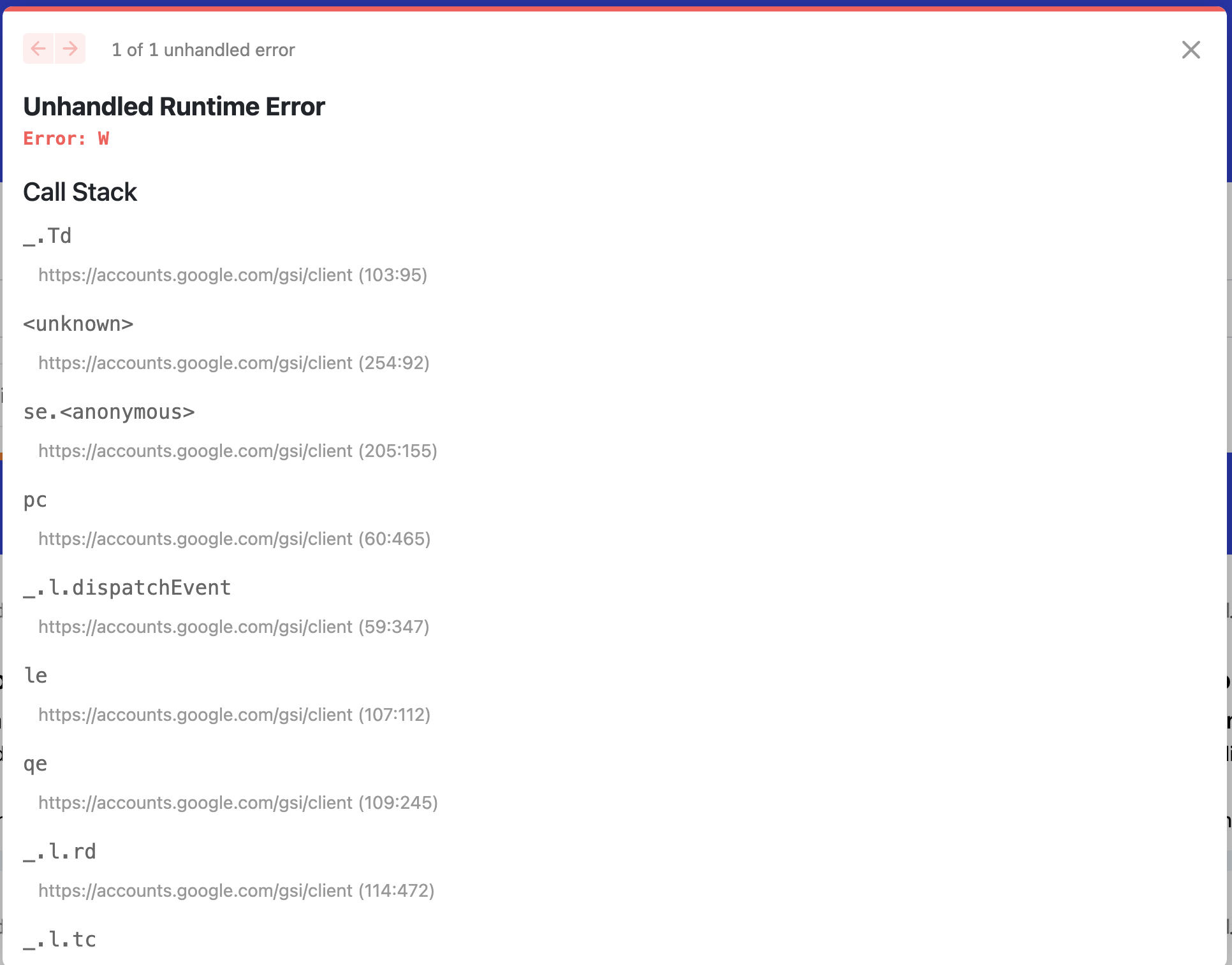 react-oauth/google one + cypress gives vague error · Issue #268 ...