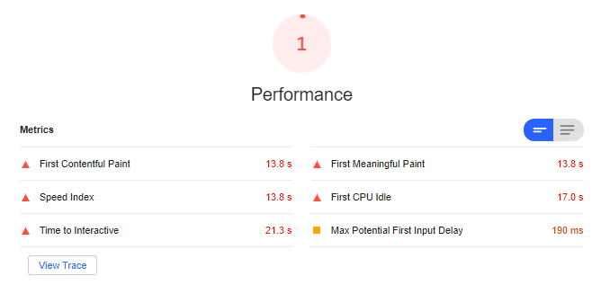 Warn that devtools performance trace will not match metrics · Issue #9971 · GoogleChrome ...