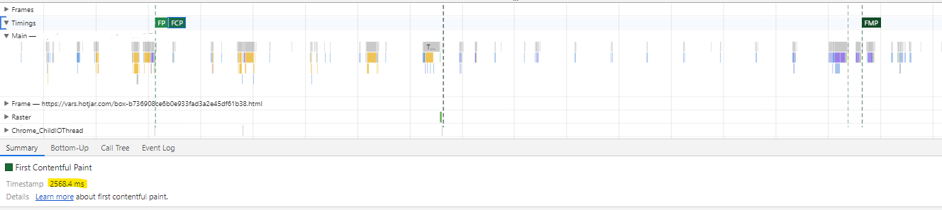 Warn That Devtools Performance Trace Will Not Match Metrics · Issue