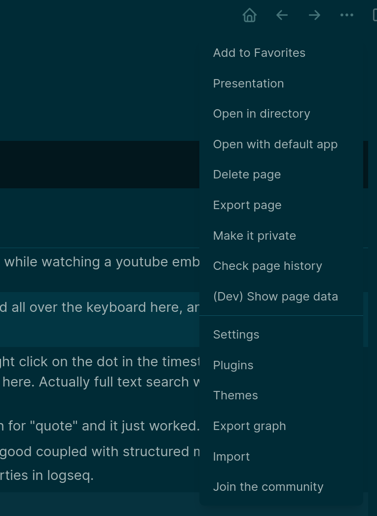 Documentation on Publishing mentions `Export public pages` command instead of `Export graph ...