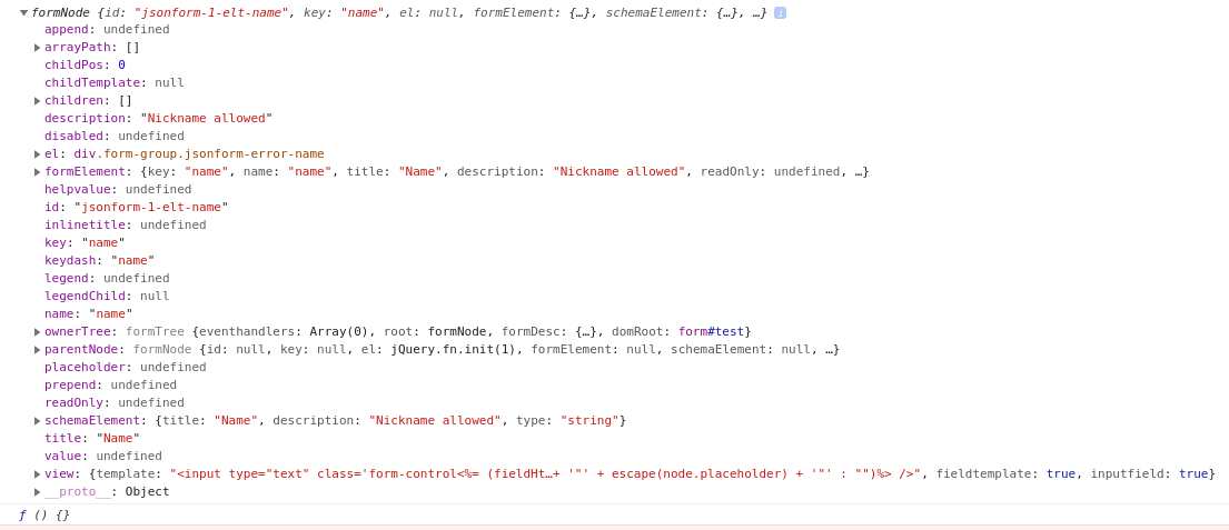 Uncaught TypeError: this.children[k].updateElement is not a function · Issue #315 · jsonform ...