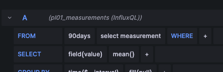 InfluxDB: InfluxQL initially show no options at "select measurement ...