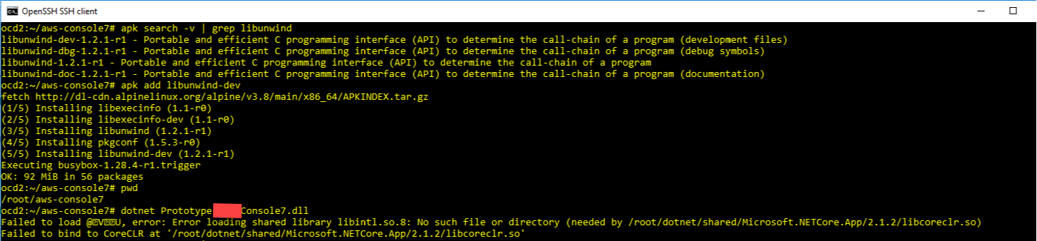Failed to bind to CoreCLR at '/opt/dotnet/shared/Microsoft.NETCore.App/2.1.1/libcoreclr.so' in ...