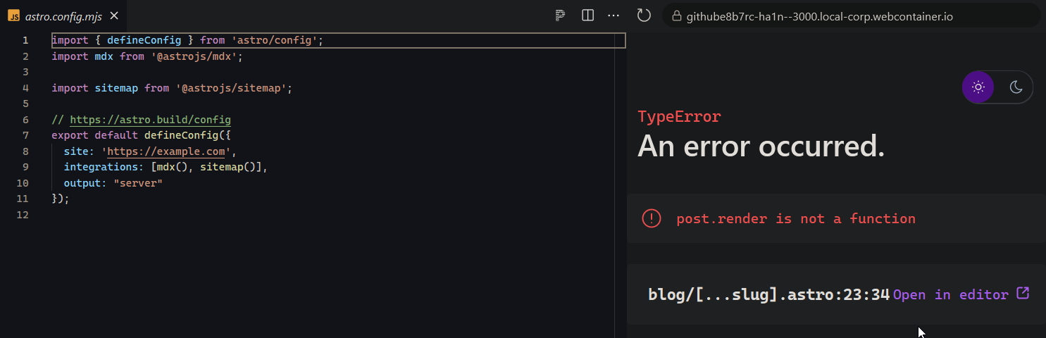 `@astro/vercel` causes error with render function · Issue #6012 · withastro/astro · GitHub