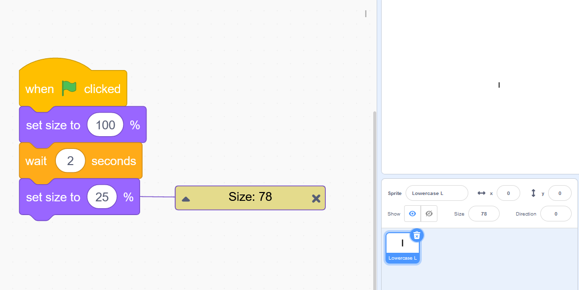 Set Size Does Not Work If Sprite Is Small