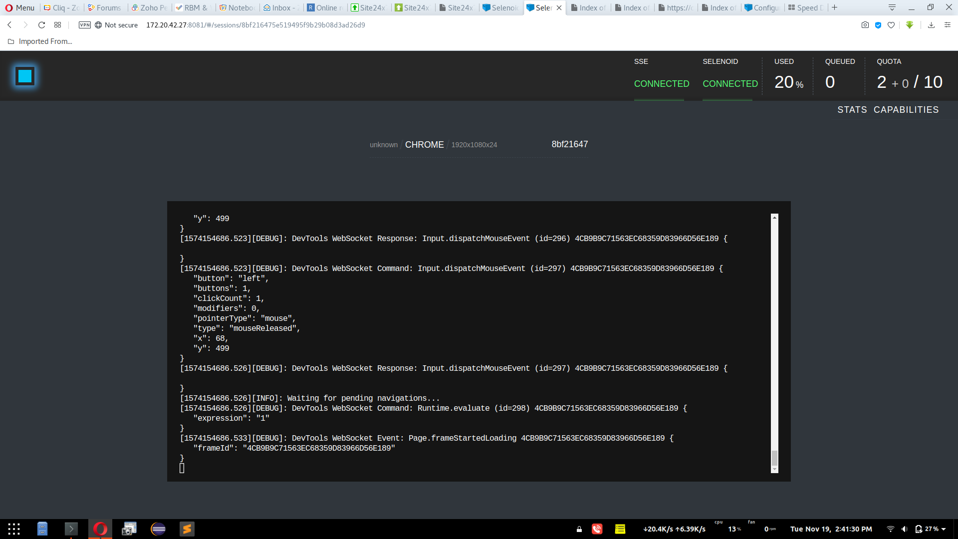 vnc not working properly in centos · Issue #841 · aerokube/selenoid · GitHub