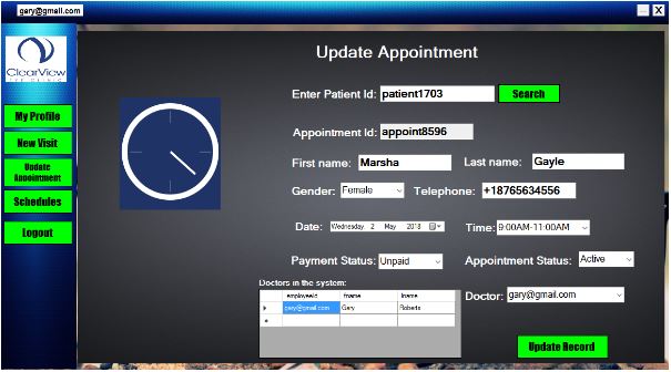 GitHub - GaryRoberts/Clear-View-Eye-Clinic-System: C# system for eye clinic management