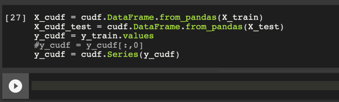Error While Converting Panda Data Frame Into Cudf Data Frame · Issue 1835 · Rapidsaicudf · Github