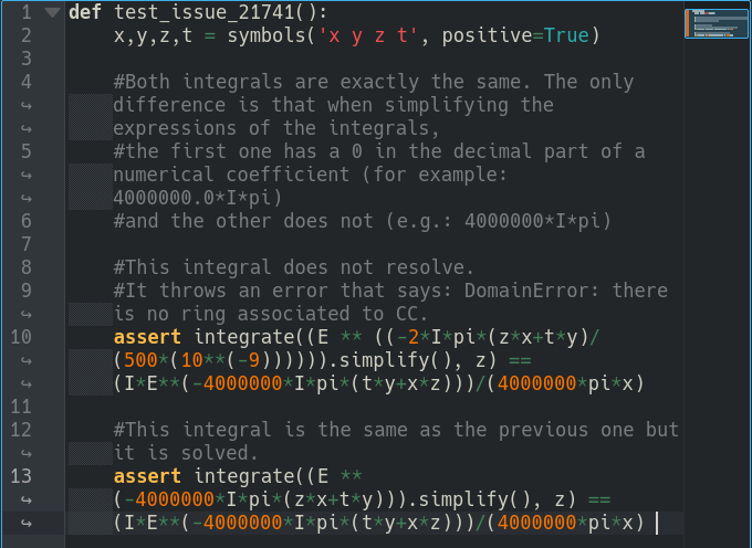 integrate() does not work with multivariable function that is solved by ...