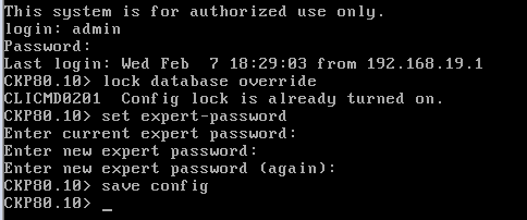 I can't set expert password on checkpoint firewall · Issue #689 · ktbyers/netmiko · GitHub