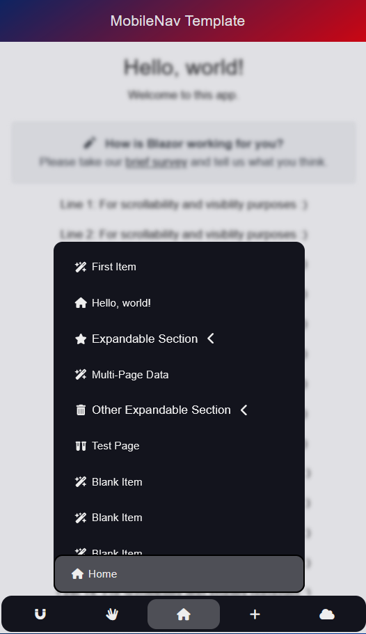 GitHub - CCBrenner/MobileNavBlazorWasmTemplate