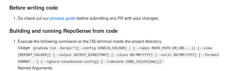 Developer guide: Fix broken links in table of contents, and add useful links · Issue #912 ...