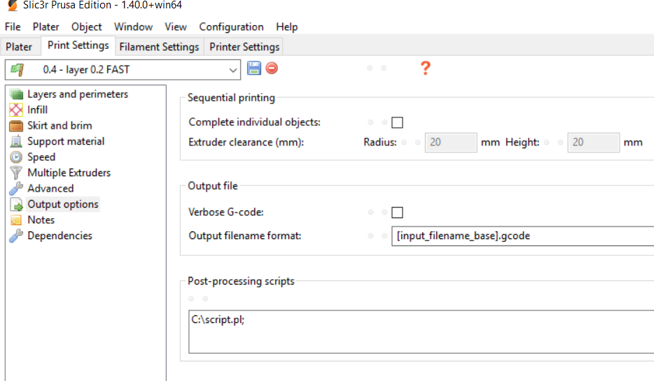 Perl post-processing file not recognized in the last version of Slic3r · Issue #975 · prusa3d ...