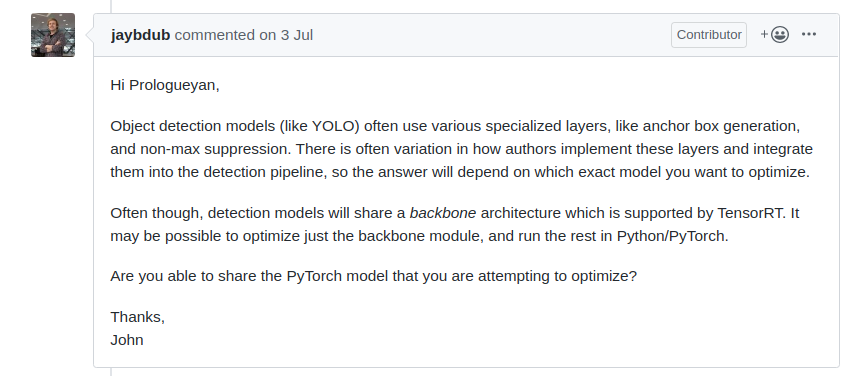 how to convert l2norm to trt · Issue #92 · NVIDIA-AI-IOT/torch2trt · GitHub