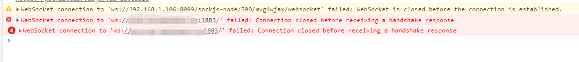 failed: Connection closed before receiving a handshake response · Issue #900 · mqttjs/MQTT.js ...