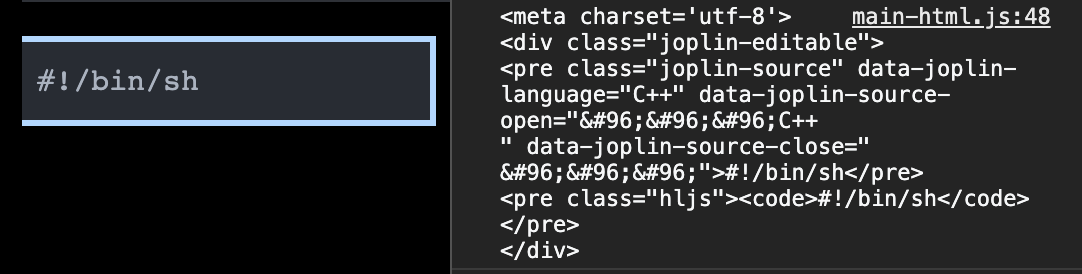 Copying code block results in two copies of the text · Issue #4669 · laurent22/joplin · GitHub