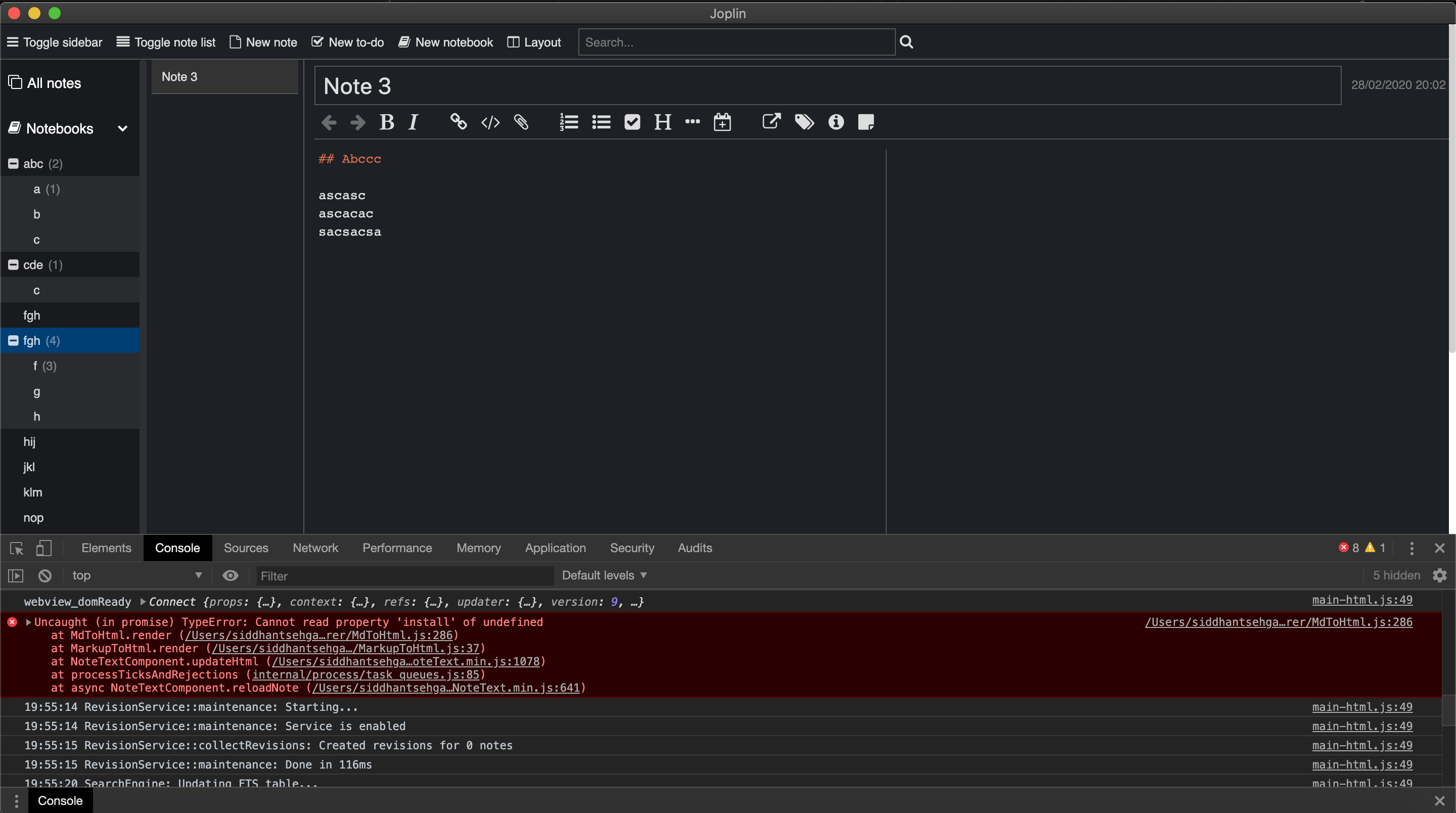 [Desktop] Markdown rendering not working · Issue #2860 · laurent22/joplin · GitHub