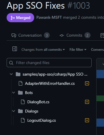 Obsolete SSO Code on the Messaging Ext Part of the sample · Issue #1001 · OfficeDev/Microsoft ...