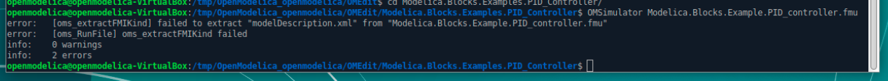 Error message for FMU generated OMEdit 1.20... when loading in PyFMI · Issue #9323 ...
