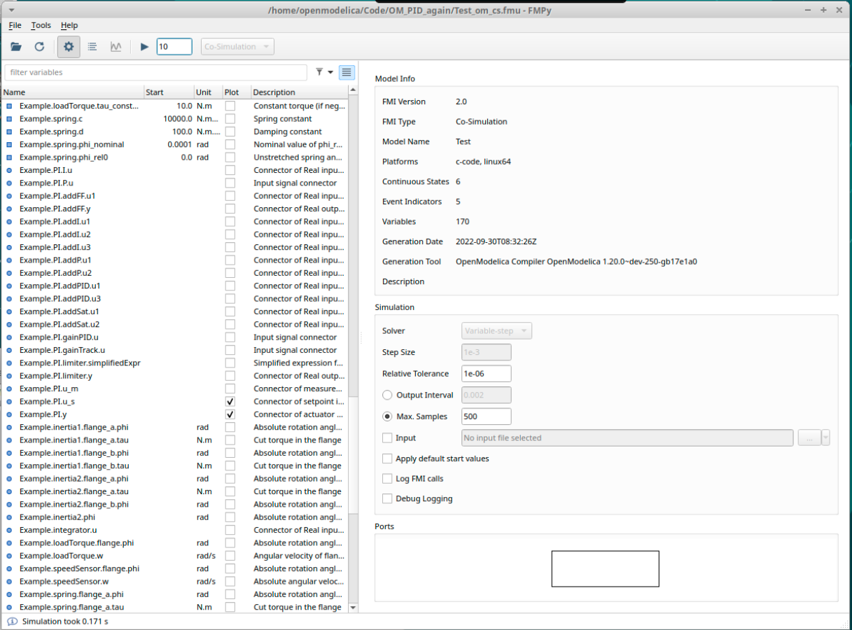 Error message for FMU generated OMEdit 1.20... when loading in PyFMI · OpenModelica OpenModelica ...