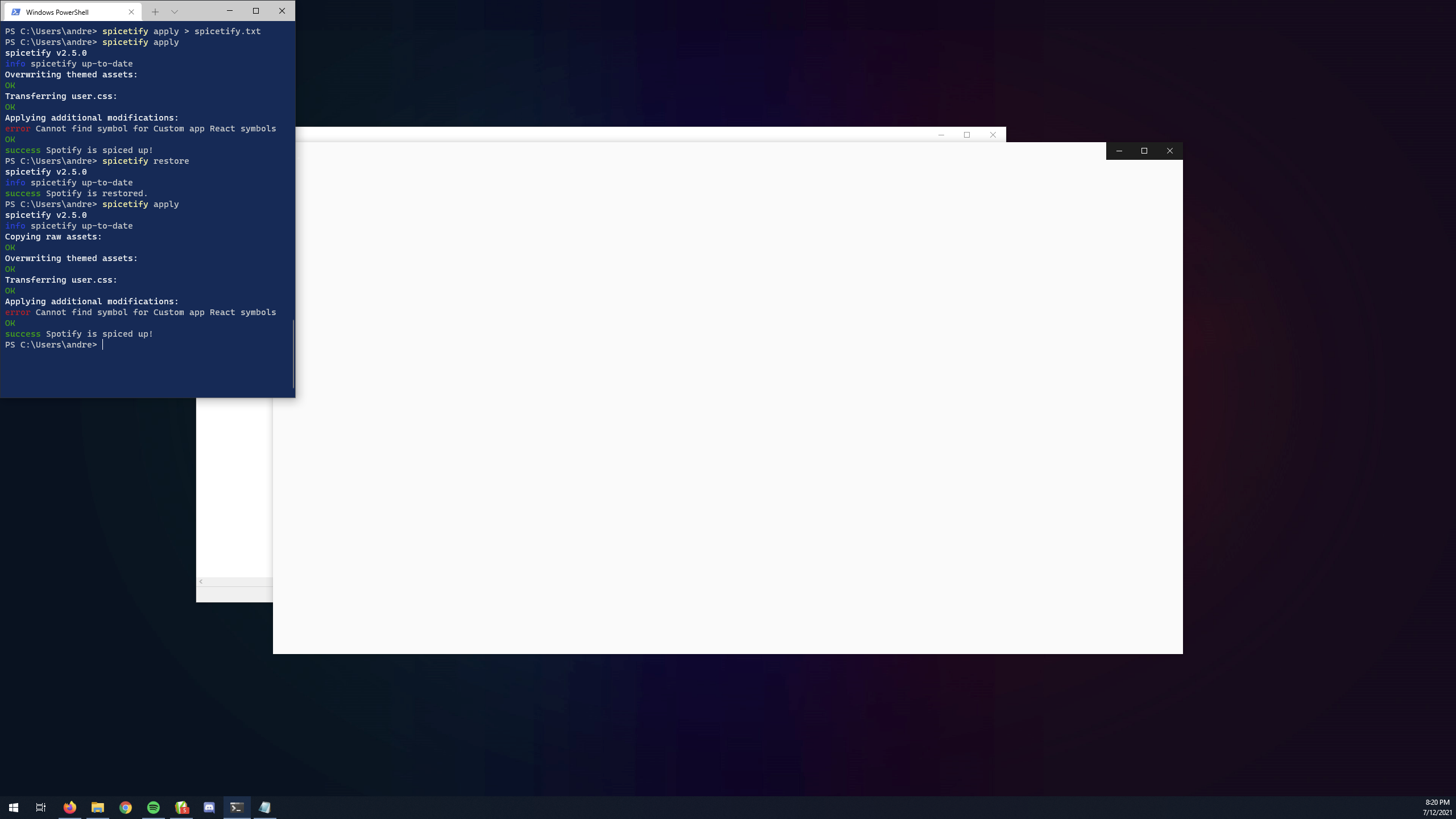 Cannot find symbol for Custom app React symbols · Issue #884 · spicetify/cli · GitHub
