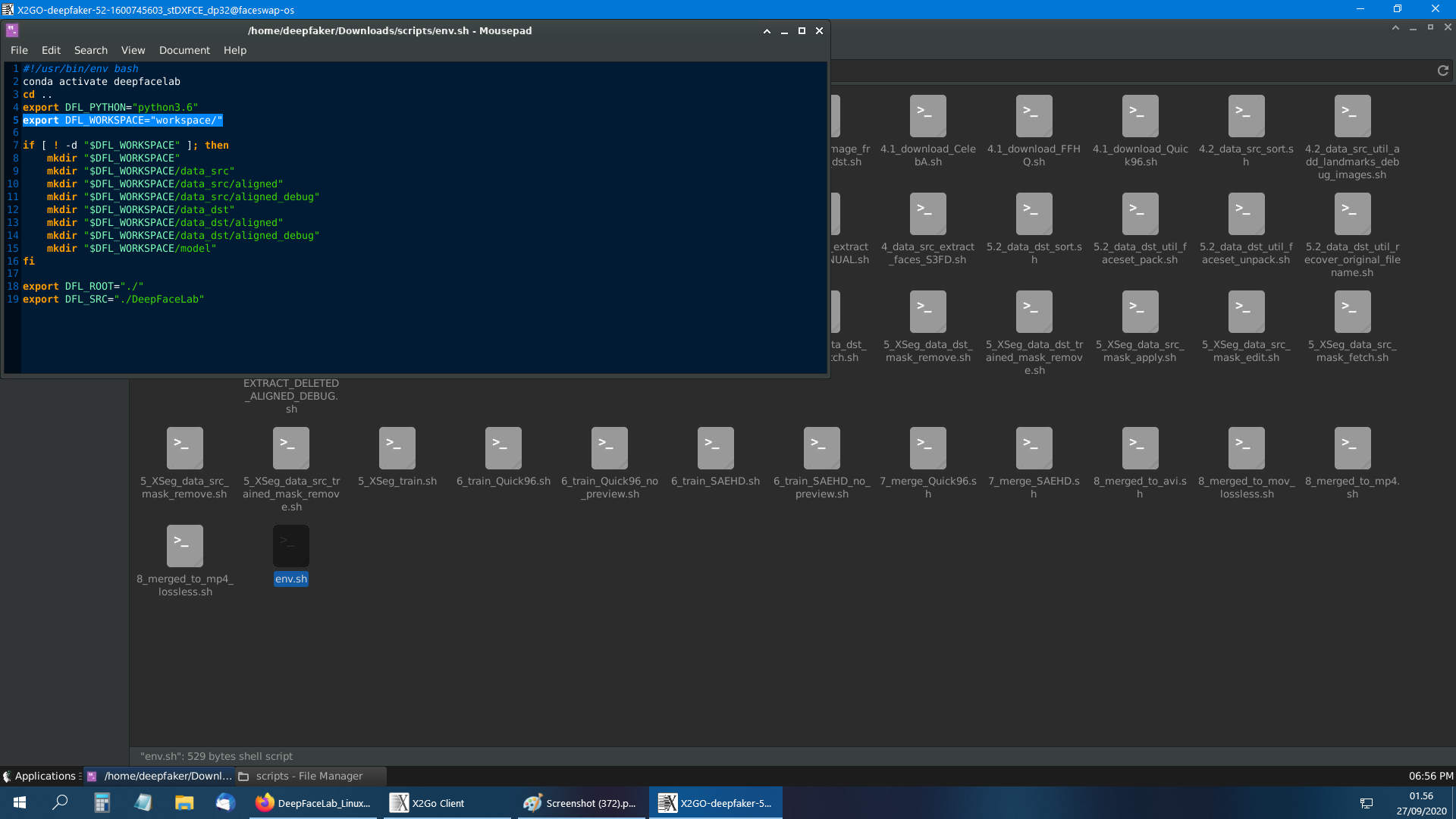 I can't run shell · Issue #10 · nagadit/DeepFaceLab_Linux · GitHub