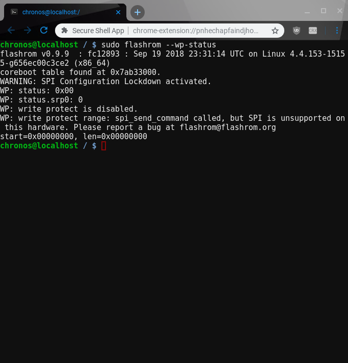 firmware-util.sh not properly detecting write protection state · Issue #75 · MrChromebox/scripts ...