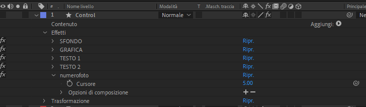 similar template, same layers, same nexrender job, but error "Can't find a property sequence ...