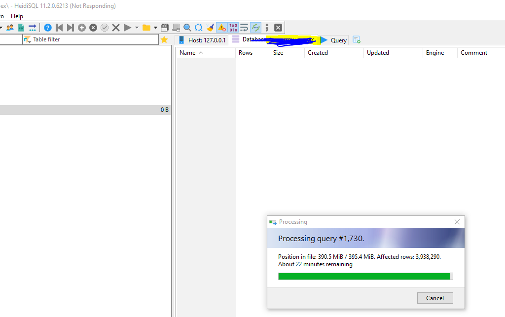 GUI Freeze Issue · Issue #1308 · HeidiSQL/HeidiSQL · GitHub
