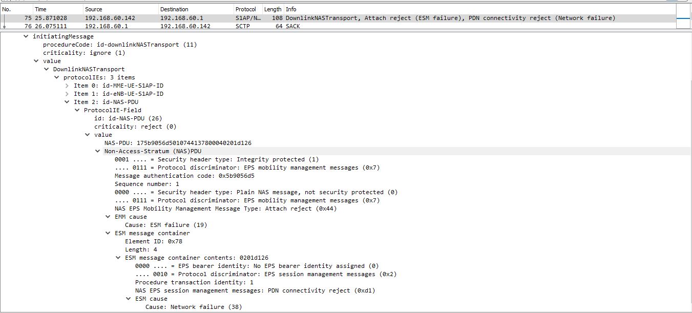 Attach request from OpenAirInterface UE is failing · Issue #7748 · magma/magma · GitHub