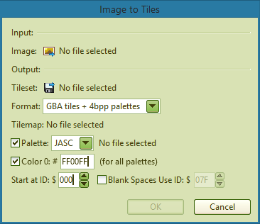 Specify a color #0 for Image to Tiles · Issue #9 · Rangi42/tilemap-studio · GitHub