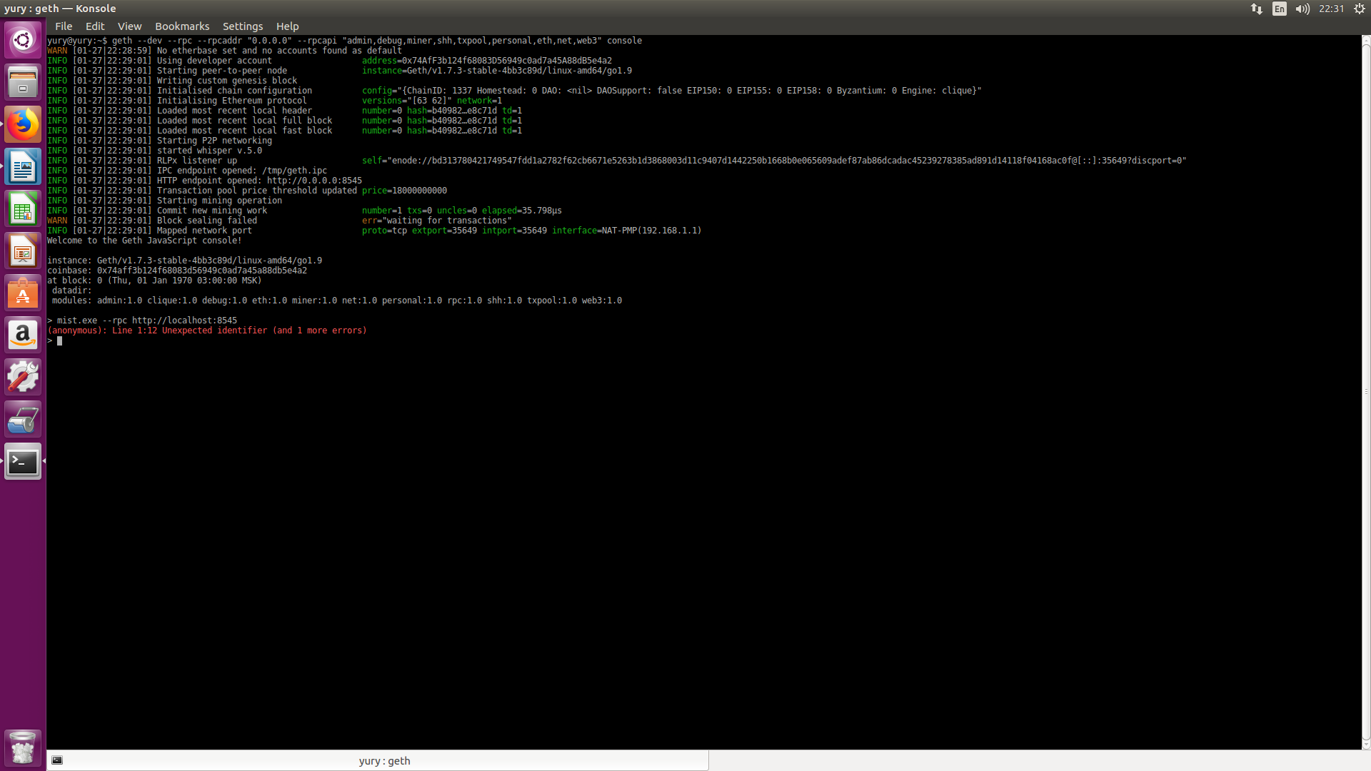 Failed to start mist in private network · Issue #3628 · ethereum/mist · GitHub