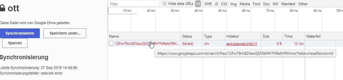 Cannot sync to GDrive anymore · Issue #1282 · keeweb/keeweb · GitHub